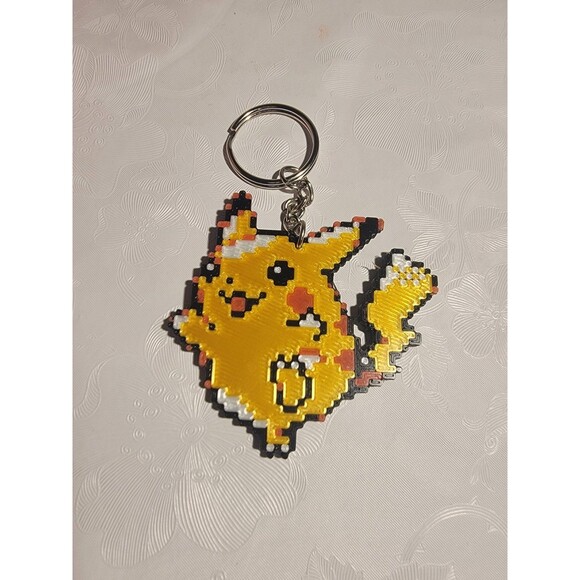 Pokemon | Other | Retro 8bit Pokemon Keychainspikachu | Poshmark